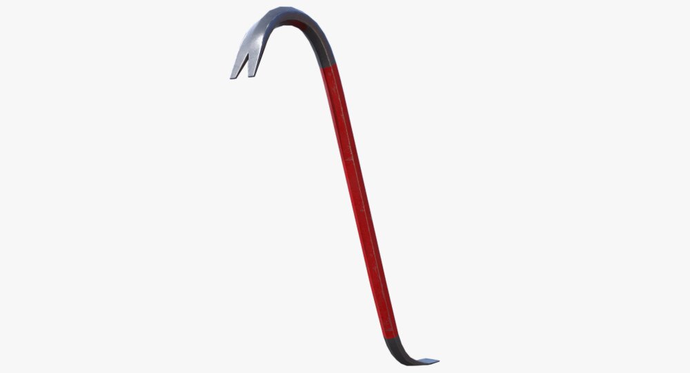 Crowbar Game Ready PBR 3D model - Download Tools on 3DModels.org