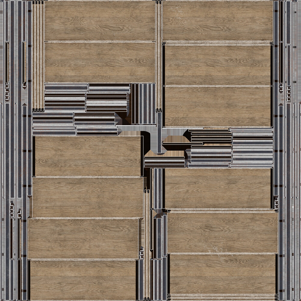 Old Shelves Game Ready PBR 3D model - Download Shelving on 3DModels.org