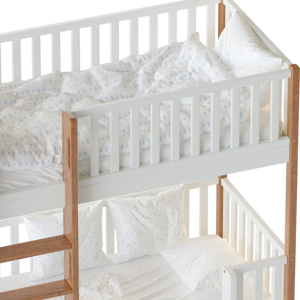 Litera Infantil Torren en Haya Maciza Con Entrada Frontal Modelo 3D ...