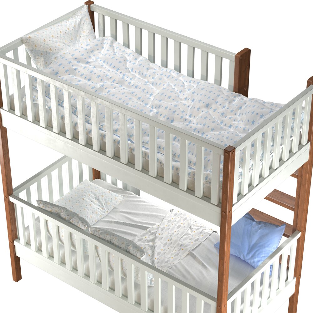 Litera Infantil Torren en Haya Maciza Con Entrada Frontal Modelo 3D ...
