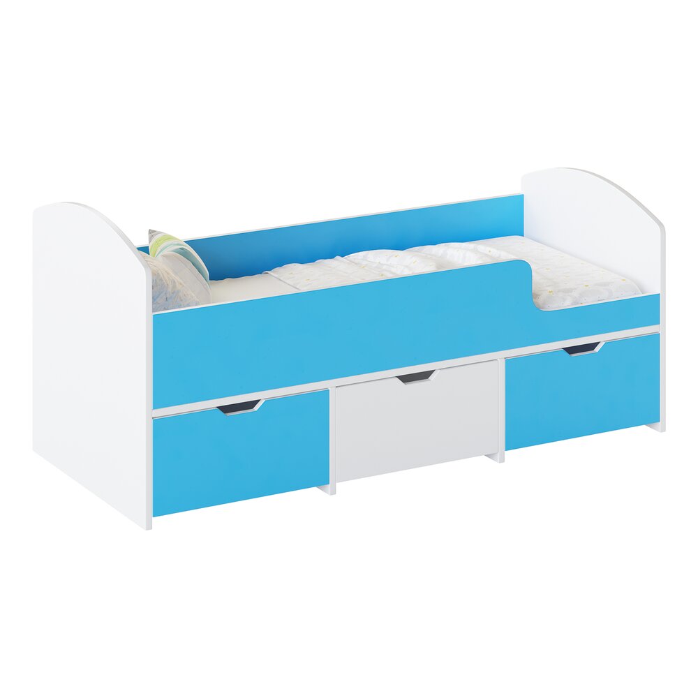 Loft bed Yaroff Kid Mini 3D model - Download Bed on 3DModels.org
