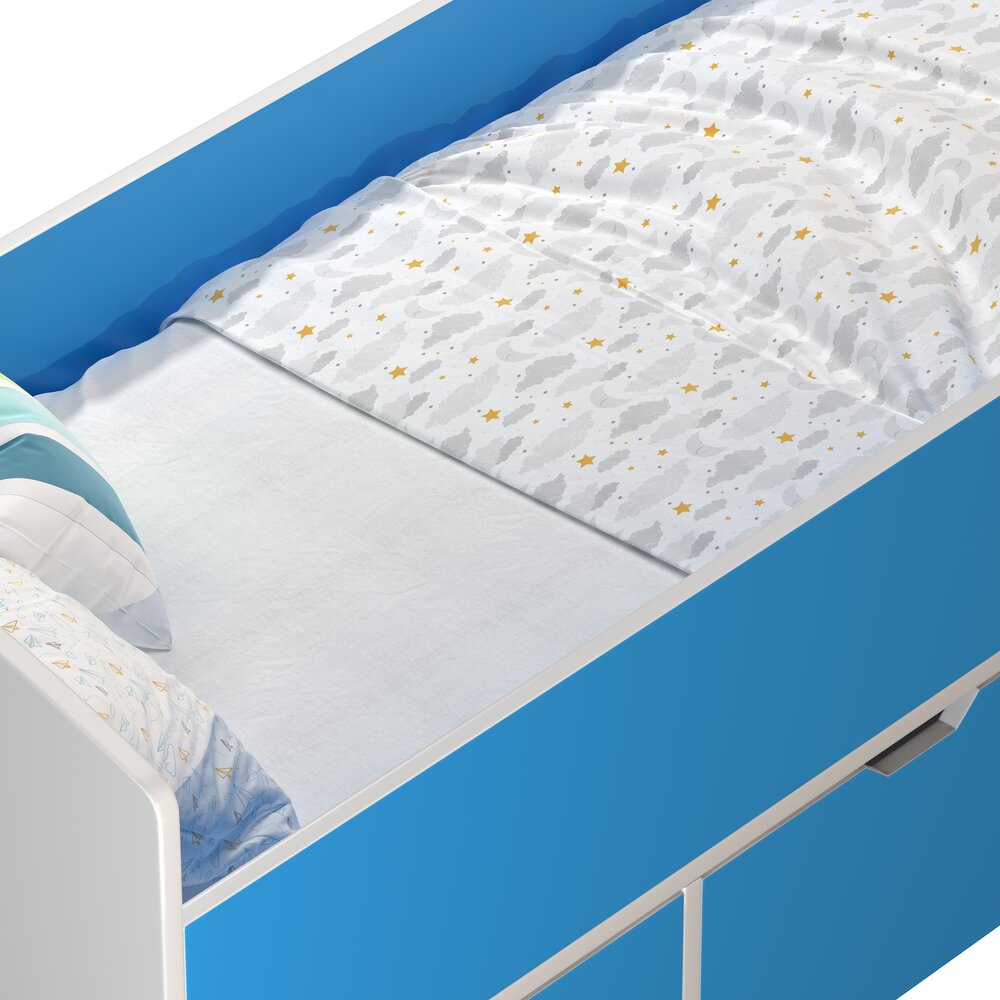 Loft bed Yaroff Kid Mini 3D model - Download Bed on 3DModels.org