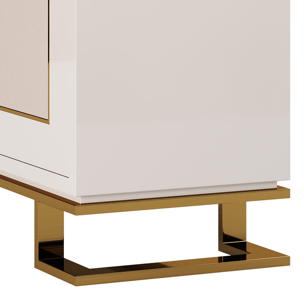 Aparador Frato Naja con Detalles en Oro Modelo 3D - Descargar Aparador ...
