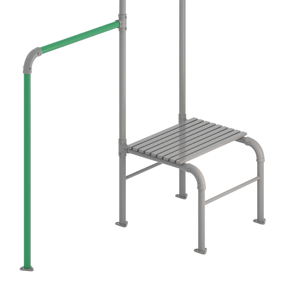 Outdoor Fitness Monkey Bars with Dual Platforms 3D model - Download ...