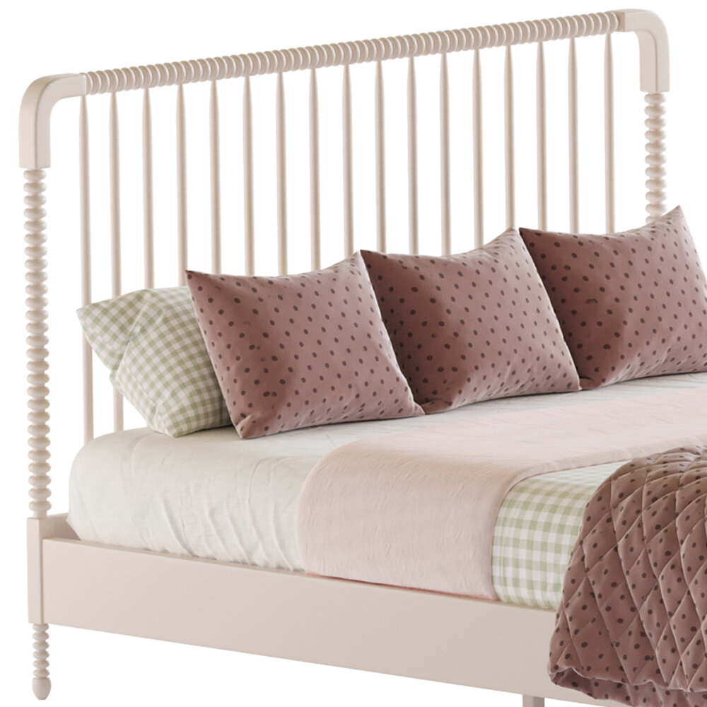 Little Seeds Rowan Valley Linden Kidsa bed 3D model - Download Bed on ...
