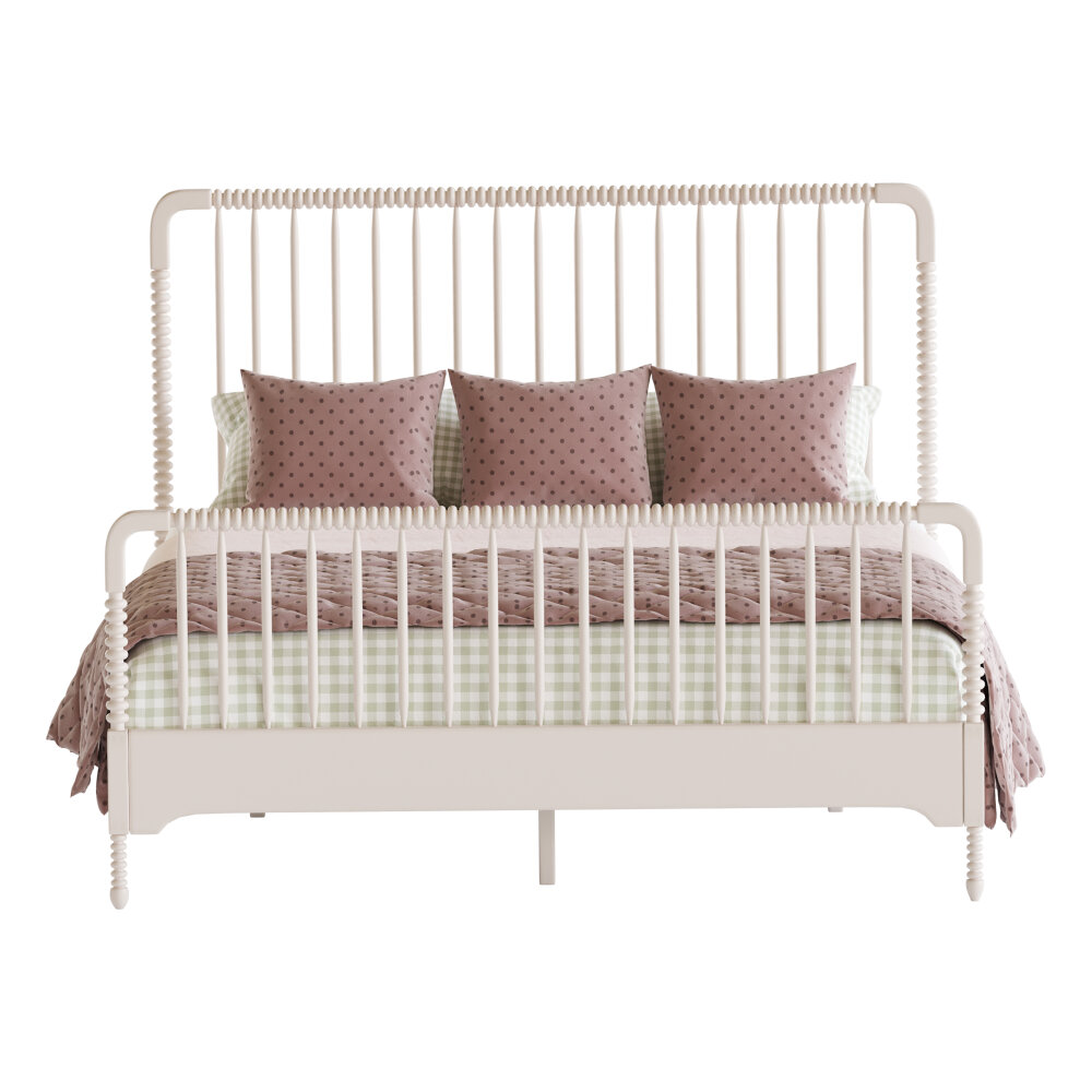 Little Seeds Rowan Valley Linden Kidsa bed 3D model - Download Bed on ...