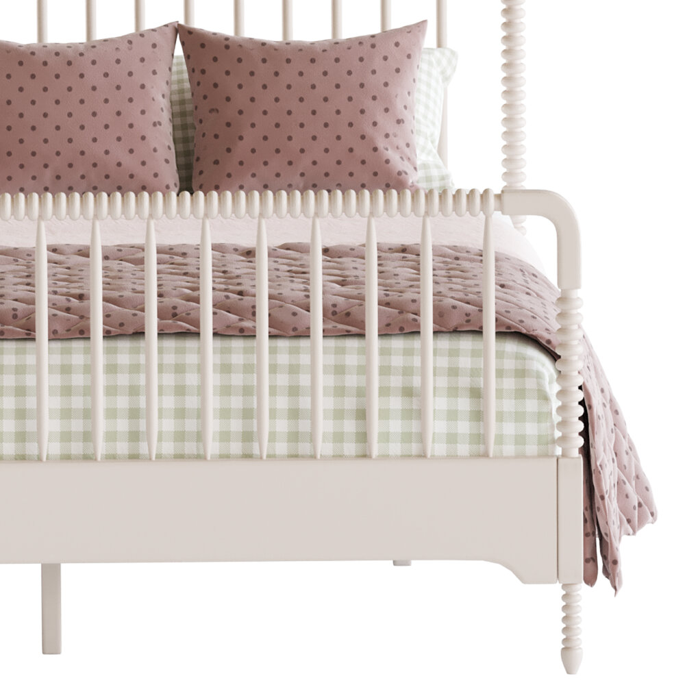 Little Seeds Rowan Valley Linden Kidsa bed 3D model - Download Bed on ...