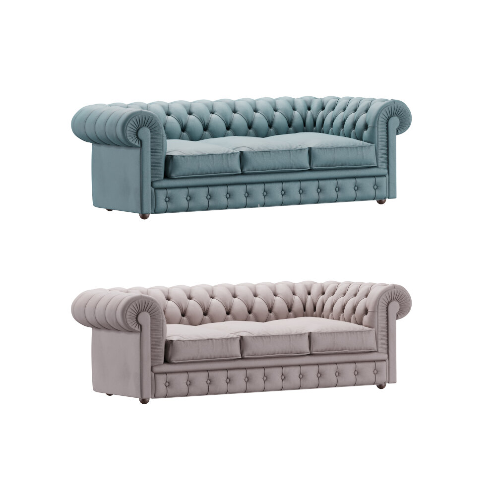 Poltrona Frau Chester One Sofa 3D model - Download Sofa on 3DModels.org