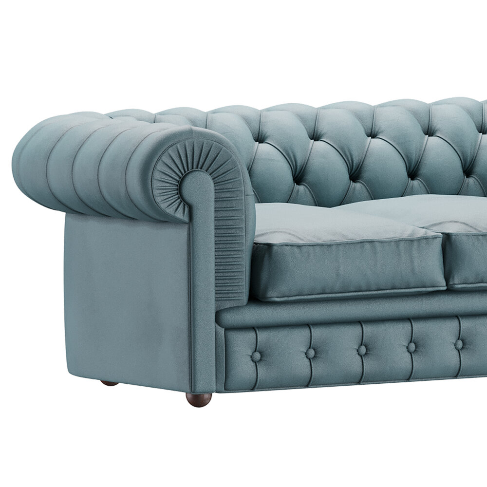 Poltrona Frau Chester One Sofa 3D模型 - 下载 沙发 on 3DModels.org