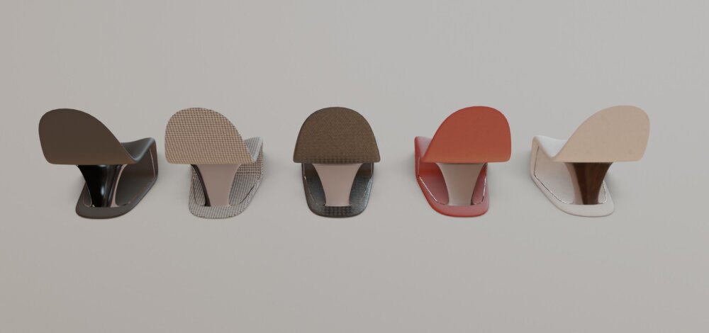 Funky Chair Set 3D model - Download Chair on 3DModels.org
