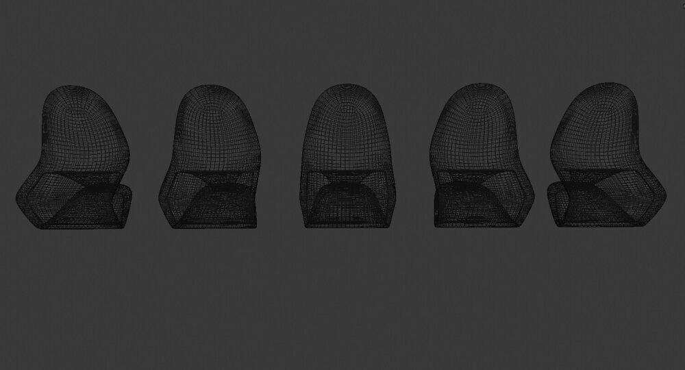 Funky Chair Set 3D model - Download Chair on 3DModels.org