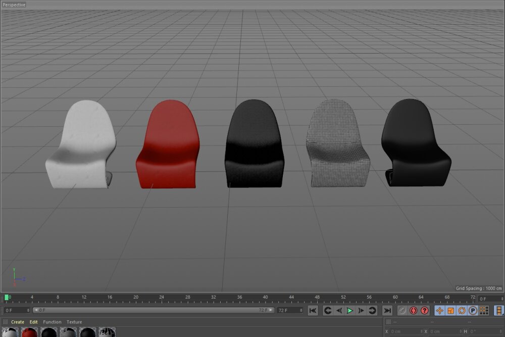 Funky Chair Set 3D model - Download Chair on 3DModels.org