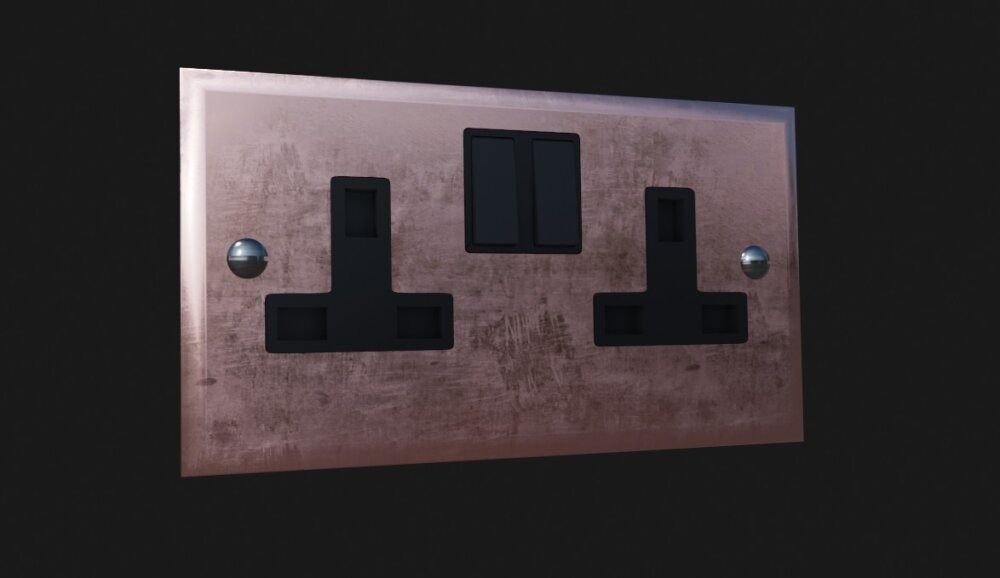 Plug Socket 3D model - Download Building components on 3DModels.org