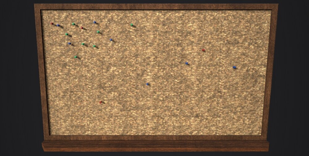 Pin Board 3D model - Download Hobbies on 3DModels.org