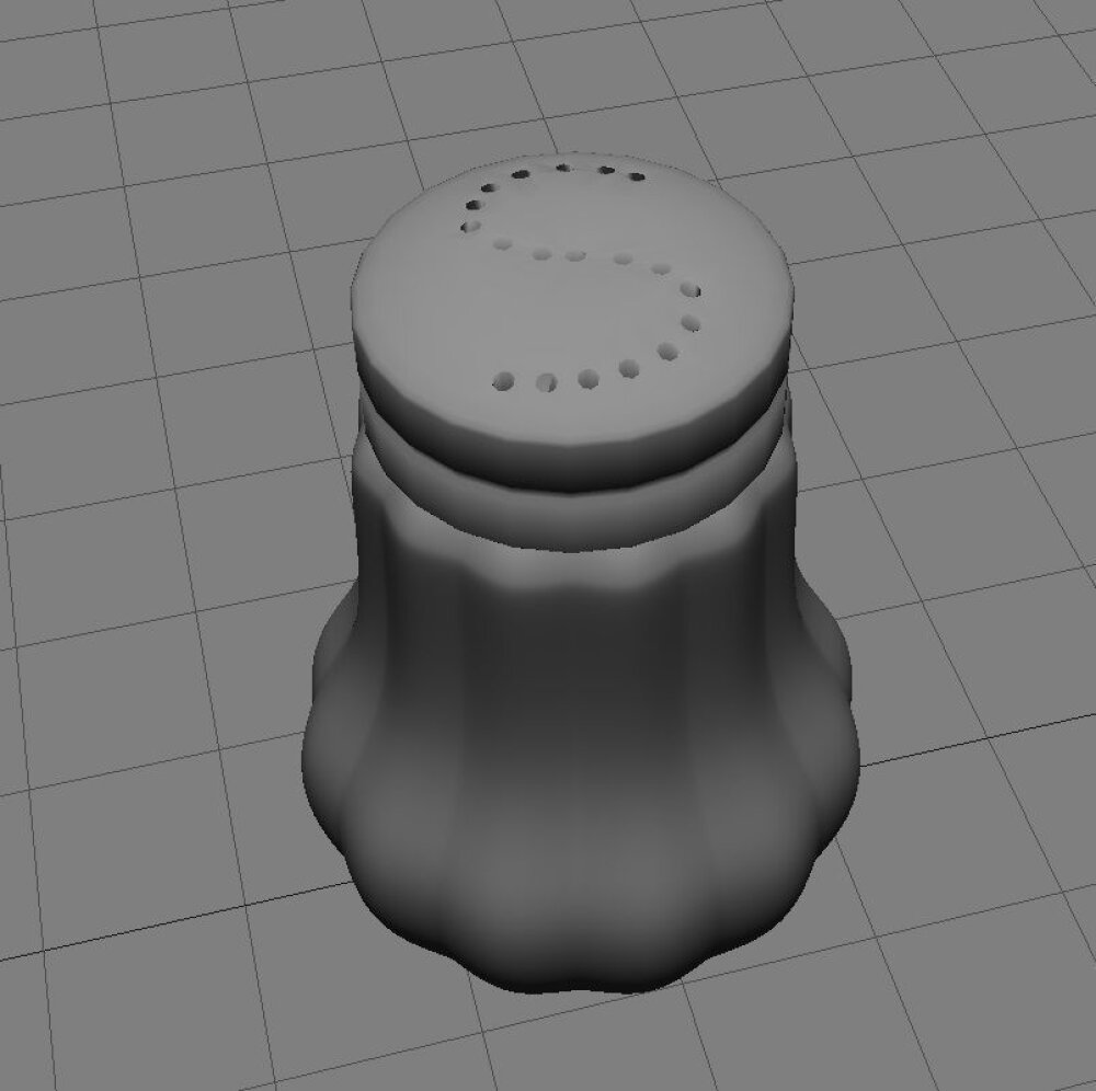 Pepper and Salt 3D model - Download Tableware on 3DModels.org