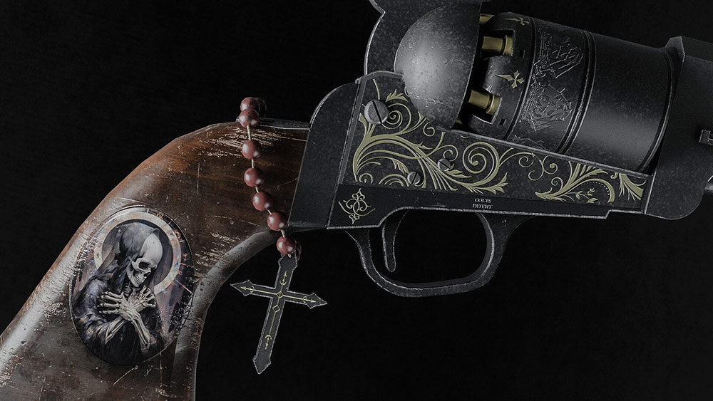 Colt Navy – Exorcist 3D model - Download Revolver on 3DModels.org