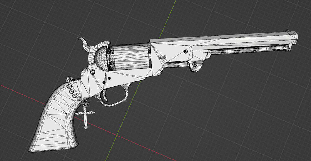 Colt Navy – Exorcist 3D model - Download Revolver on 3DModels.org