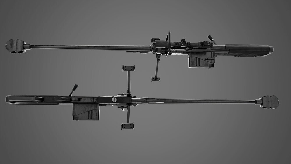 Rifle de Francotirador Denel NTW-20 Modelo 3D - Descargar Fusil on ...