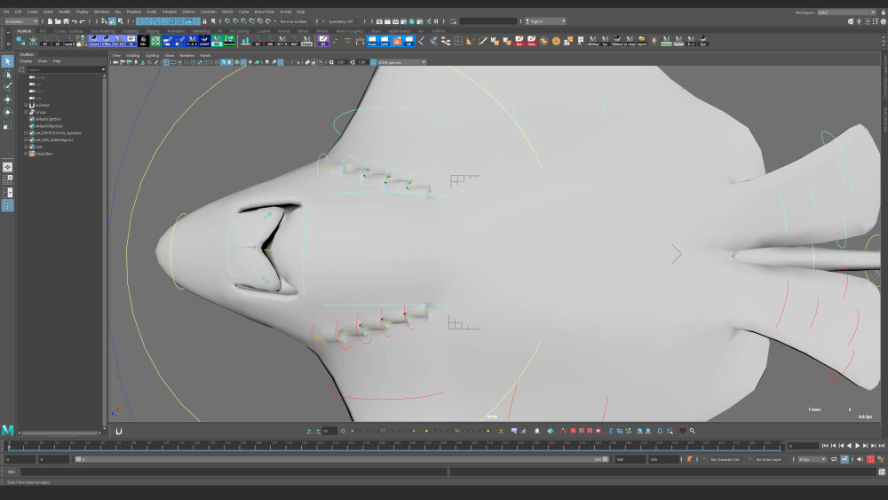 Spotted Eagle Ray Animated Game-ready Asset 3D model - Download Fish on ...