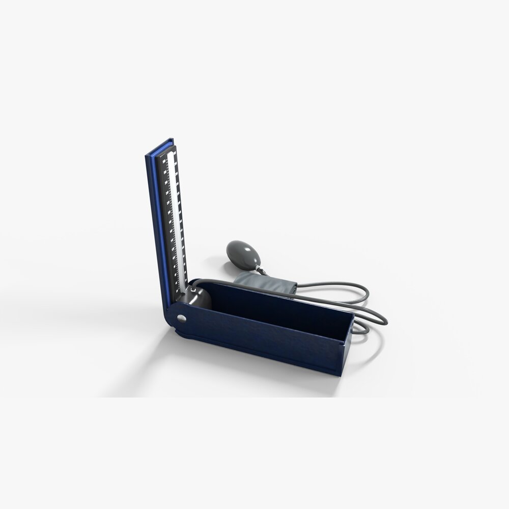 Sphygmomanometer Blood Pressure Low-poly 3D model - Download Medical ...