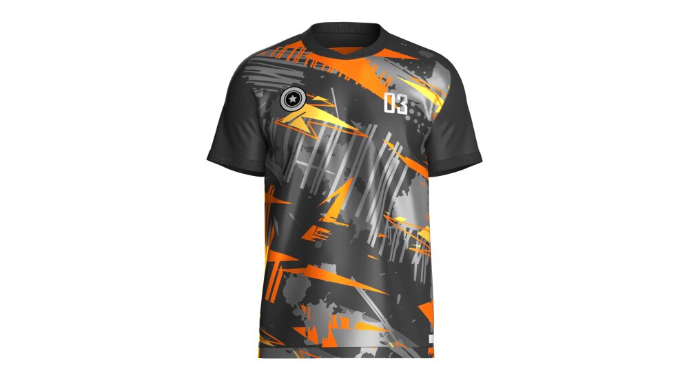 Soccer Black Jersey Player 03 3D model - Download Sportswear on ...