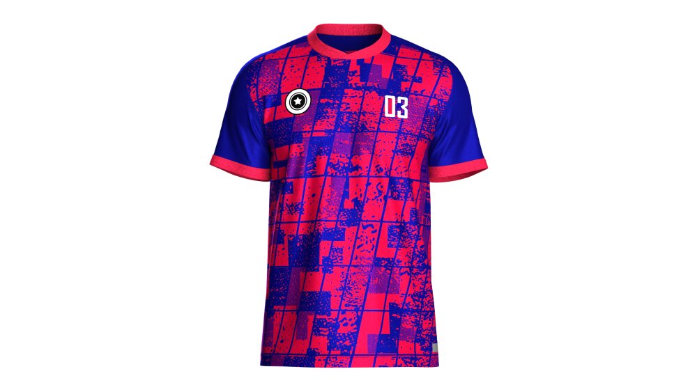 Soccer Blue Jersey Player 03 V2 3D model - Download Sportswear on ...
