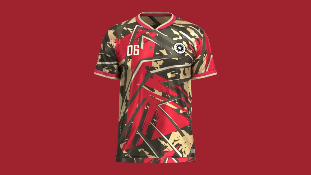 Soccer Jersey Player-06 V2 3D model - Download Sportswear on 3DModels.org