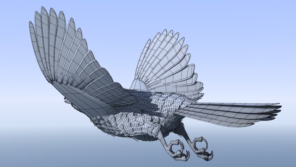 Northern Cardinal – Male – Rigged Animated 3D model - Download Birds on ...