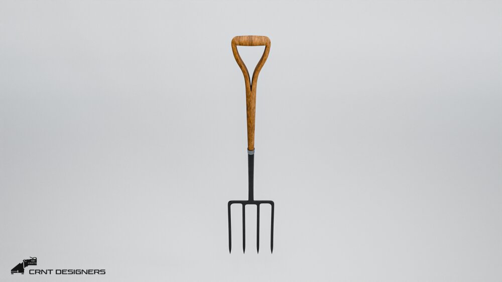 Horquilla de Jardinería Modelo 3D - Descargar Herramientas activado ...