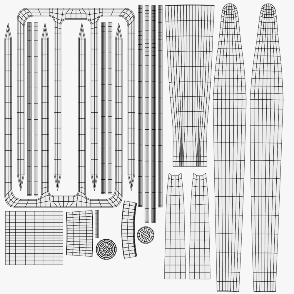 Garden Digging Fork 3Dモデル - ダウンロード 工具 on 3DModels.org
