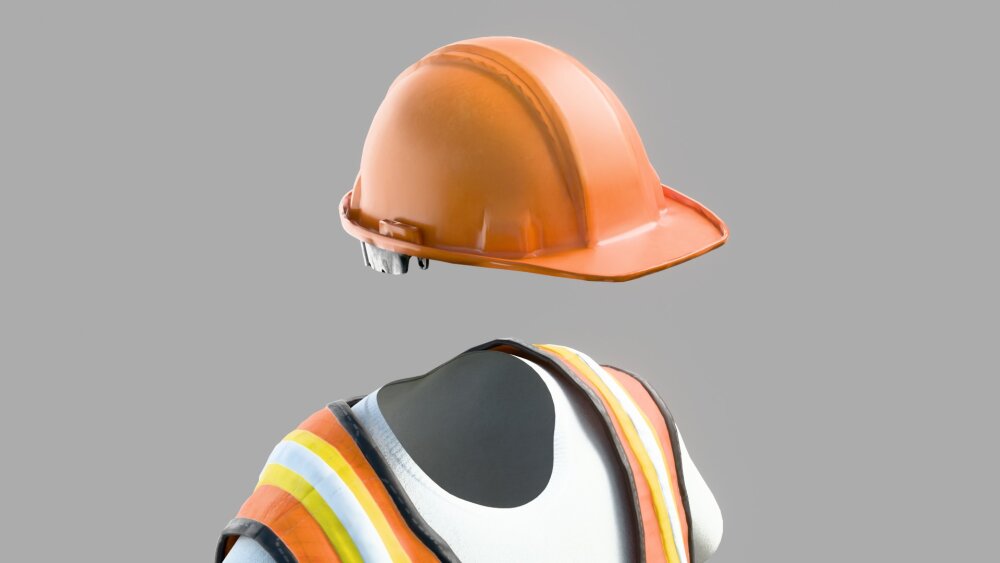 Construction Worker Outfit 1 3D model - Download Suits on 3DModels.org