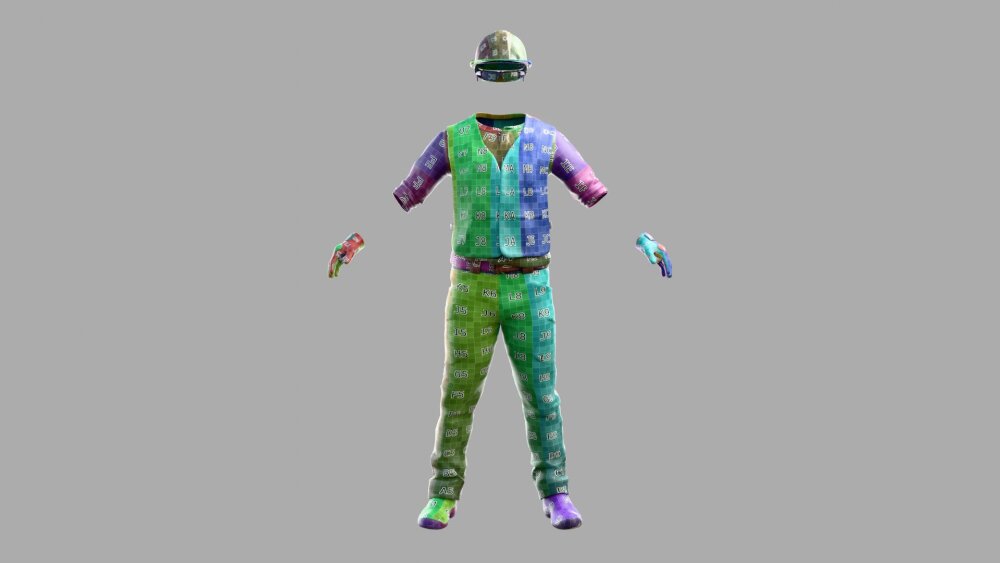 Construction Worker Outfit 2 3D model - Download Suits on 3DModels.org