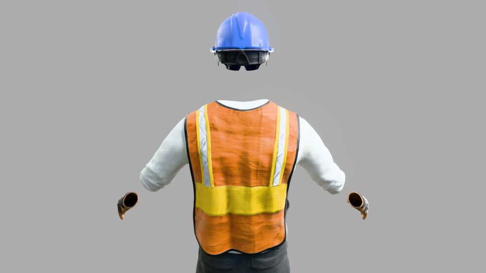 Construction Worker Outfit 2 3D model - Download Suits on 3DModels.org