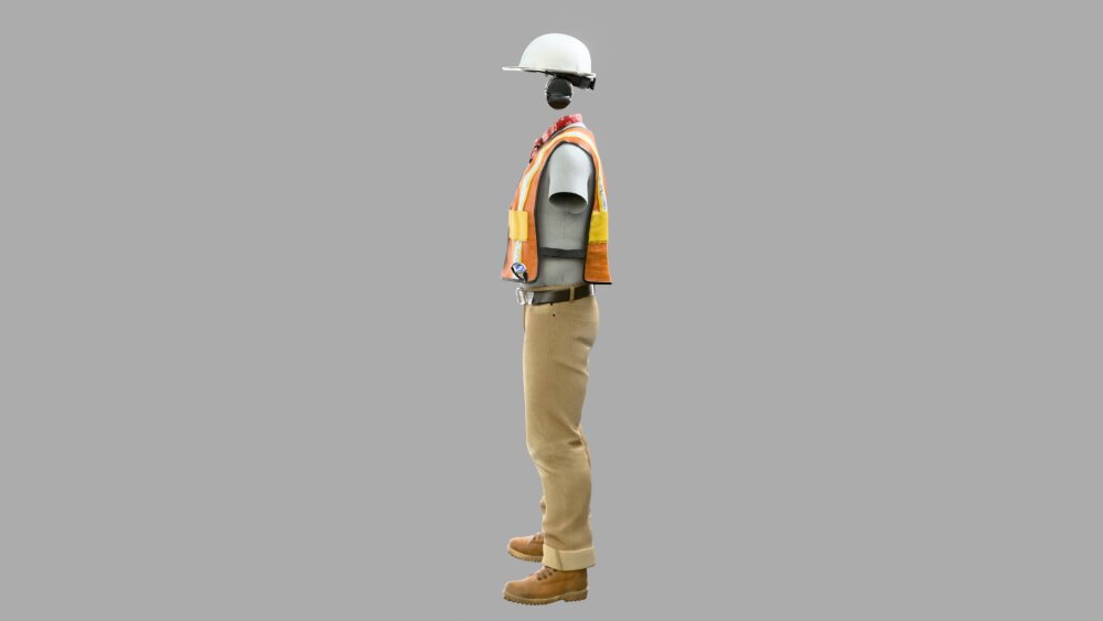 Construction Worker Outfit 3 3D model - Download Suits on 3DModels.org