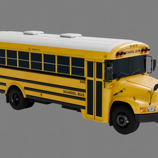 School bus 3D Models Download - 3DModels.org