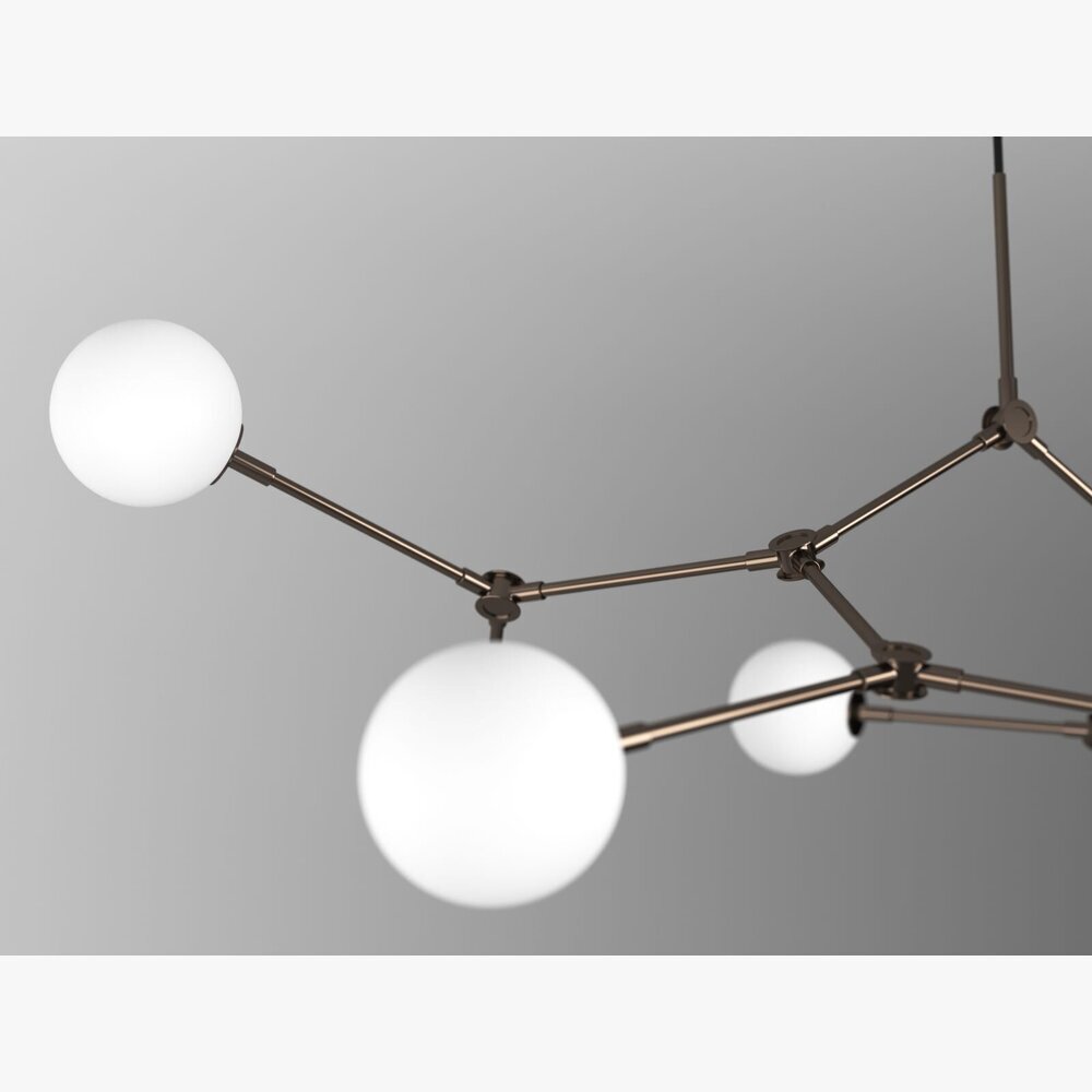 101 Copenhagen Drop Chandelier Bulp 3D model - Download Lamp on ...