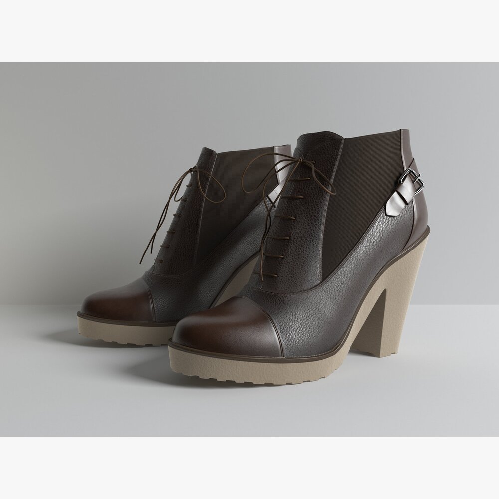 TOSCA BLU Ankle Boots 3D model - Download Shoes on 3DModels.org