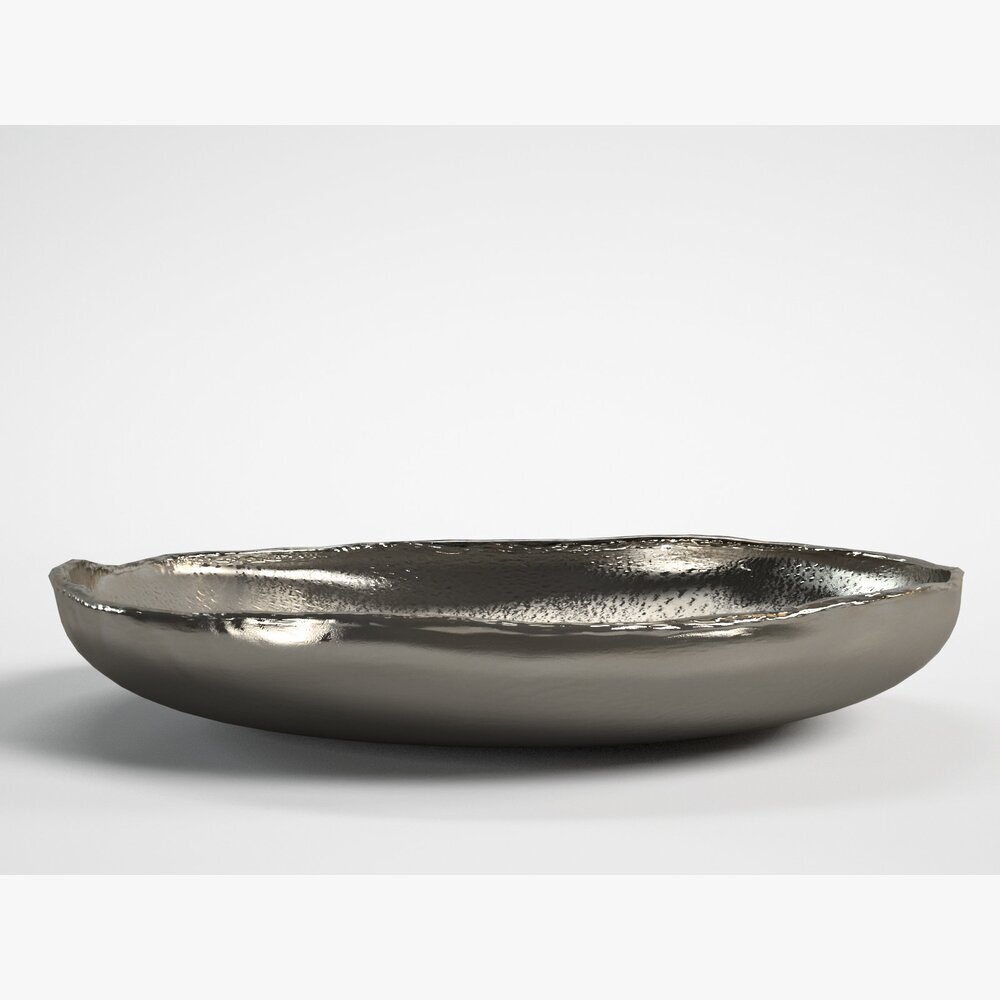 Set Of 3 Free-Formed Platters 3D model - Download Tableware on 3DModels.org