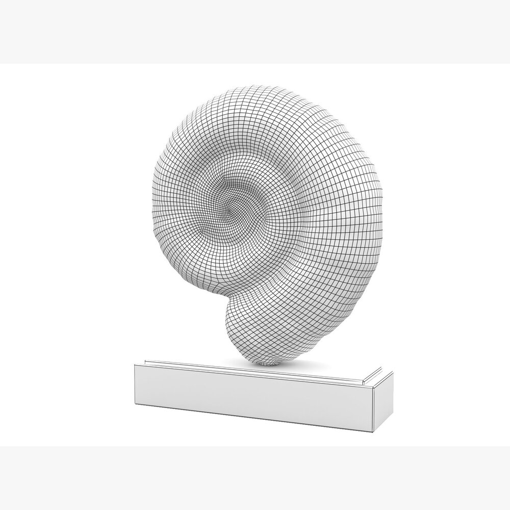 Fossil Iron-Marble Shell Sculpture 01 3D model - Download Sculptures on ...