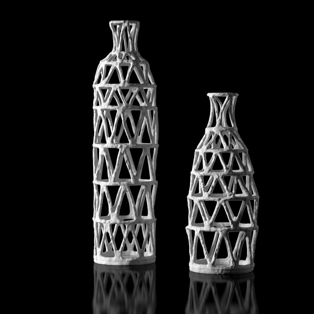 Papier-Mache Vases 3D model - Download Decoration on 3DModels.org