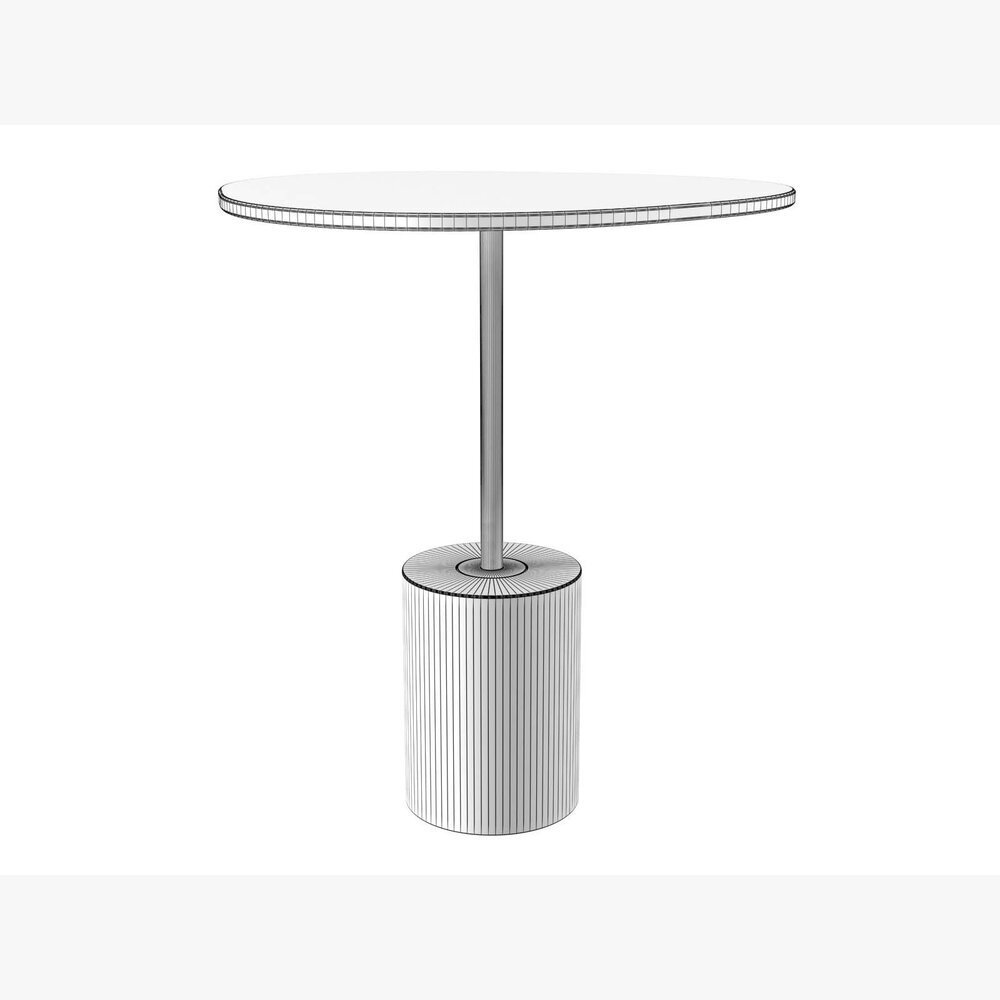 Lapalma Jey Side Table 3D model - Download Table on 3DModels.org