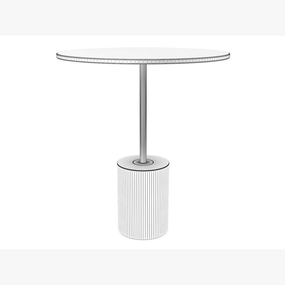 Lapalma Jey Side Table 3D model - Download Table on 3DModels.org