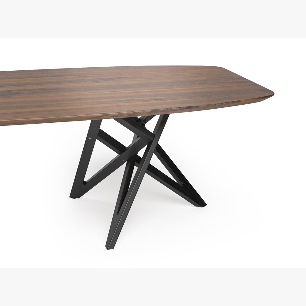 Ligne Roset Ennea Rectangular Dining Table 3D model - Download Table on ...