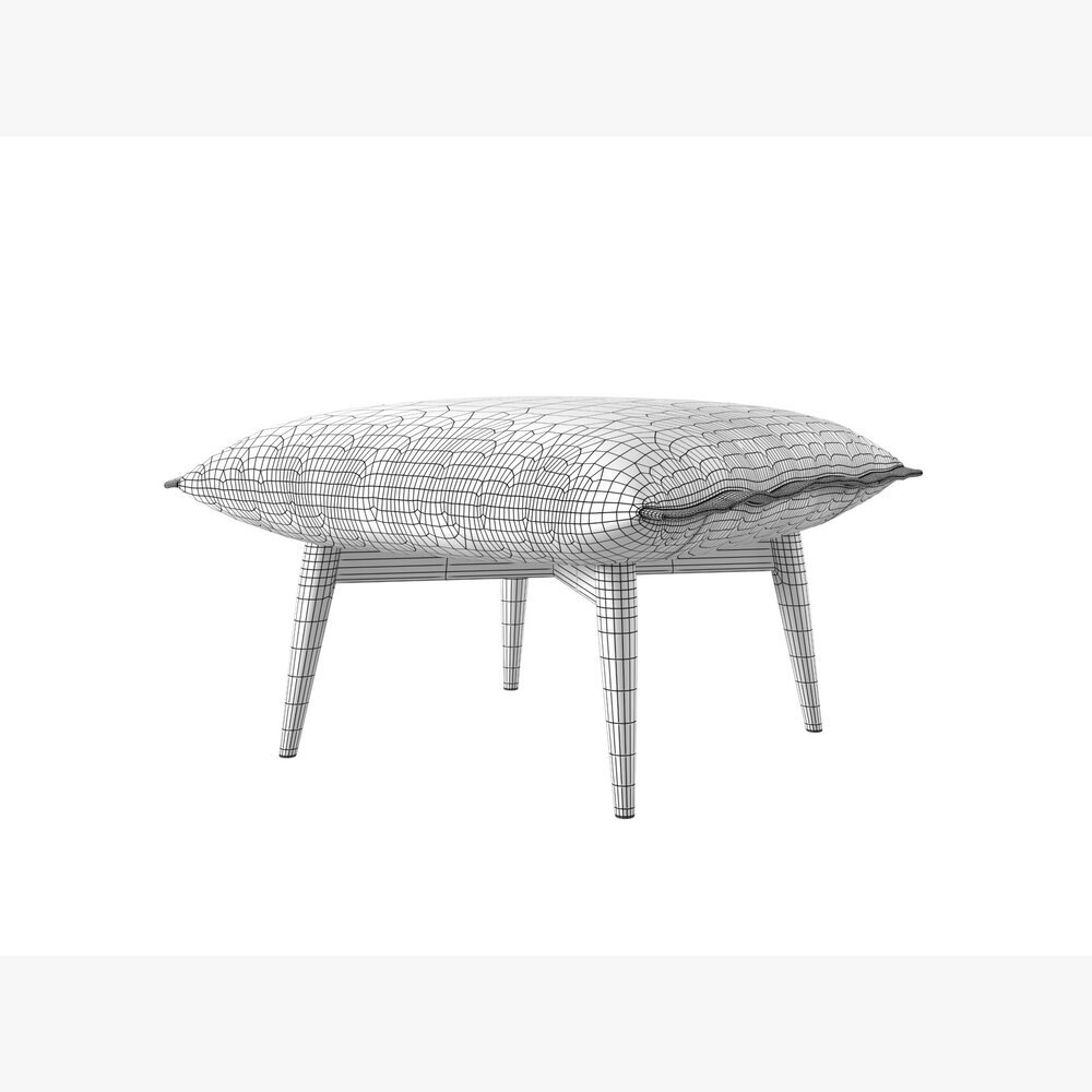 Adea Tao Ottoman 3D model - Download Ottoman on 3DModels.org