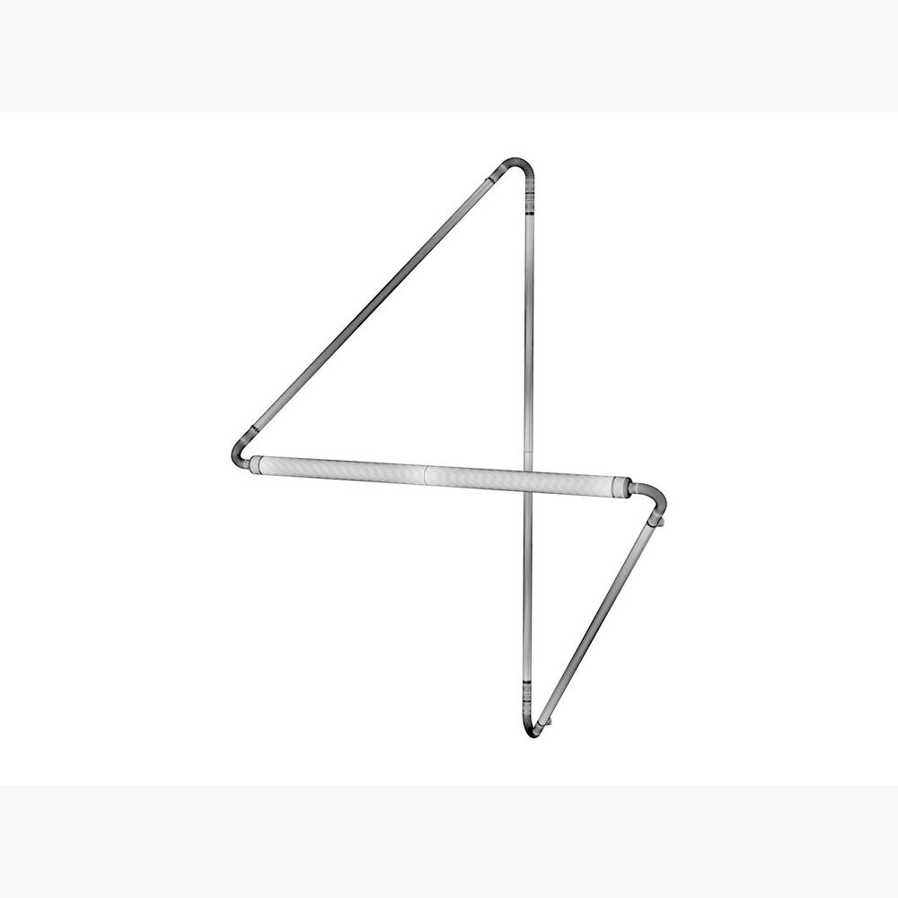 Ligne Roset Ugao Hanging Corner Rack 3D 모델 - 다운로드 장식 on 3DModels.org