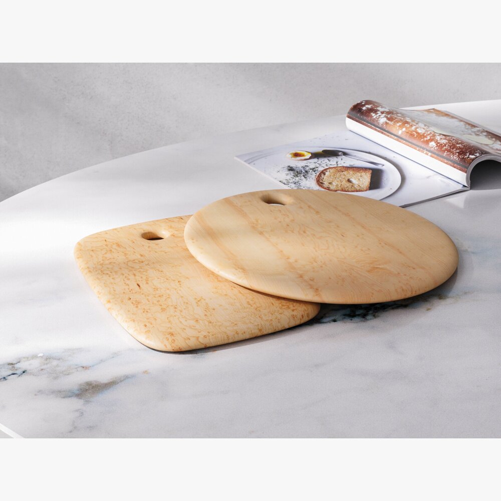Edward Wohl Cutting Boards 3D model - Download Tableware on 3DModels.org