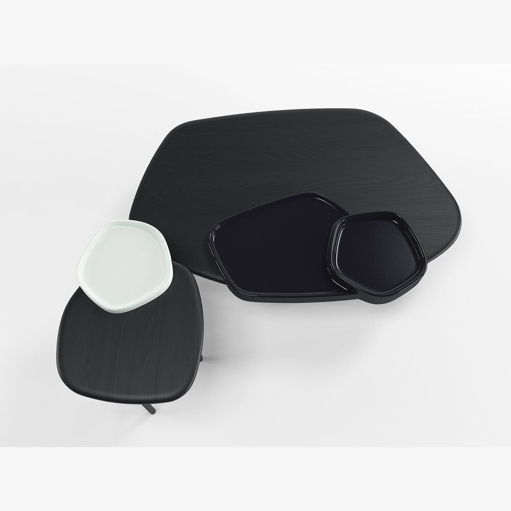 Ligne Roset Lewa Small Tables 3D model - Download Table on 3DModels.org
