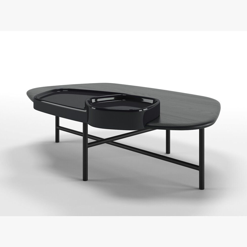 Ligne Roset Lewa Small Tables 3D model - Download Table on 3DModels.org