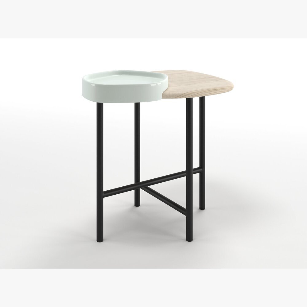 Ligne Roset Lewa Small Tables 3D model - Download Table on 3DModels.org