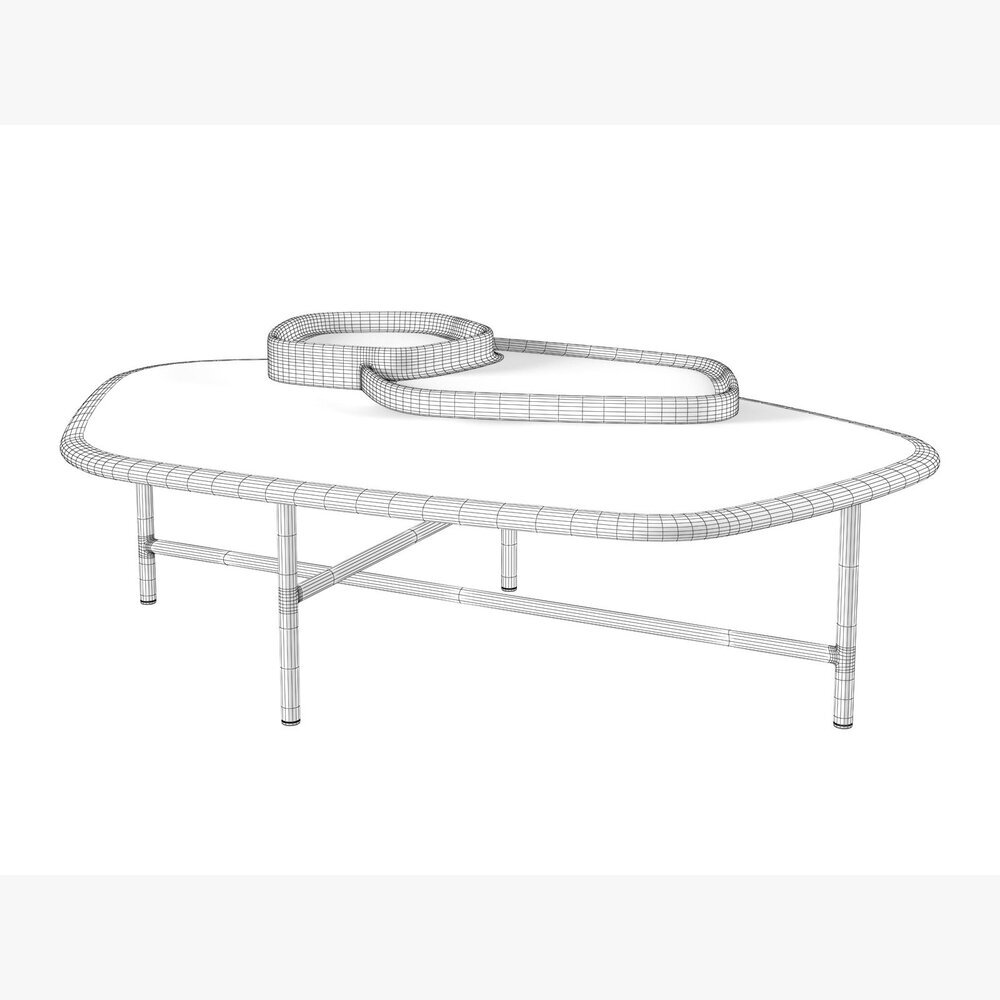 Ligne Roset Lewa Small Tables 3D model - Download Table on 3DModels.org